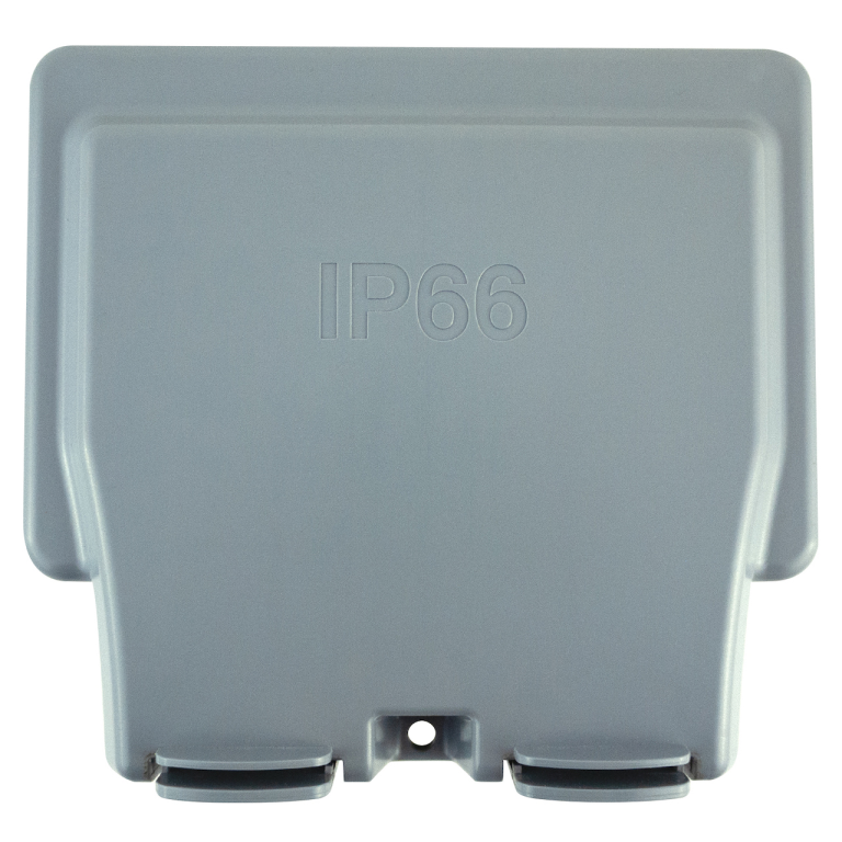 Selectric Seal IP66 Heavy Duty 2 Gang 13A Switched Socket Box | UKES