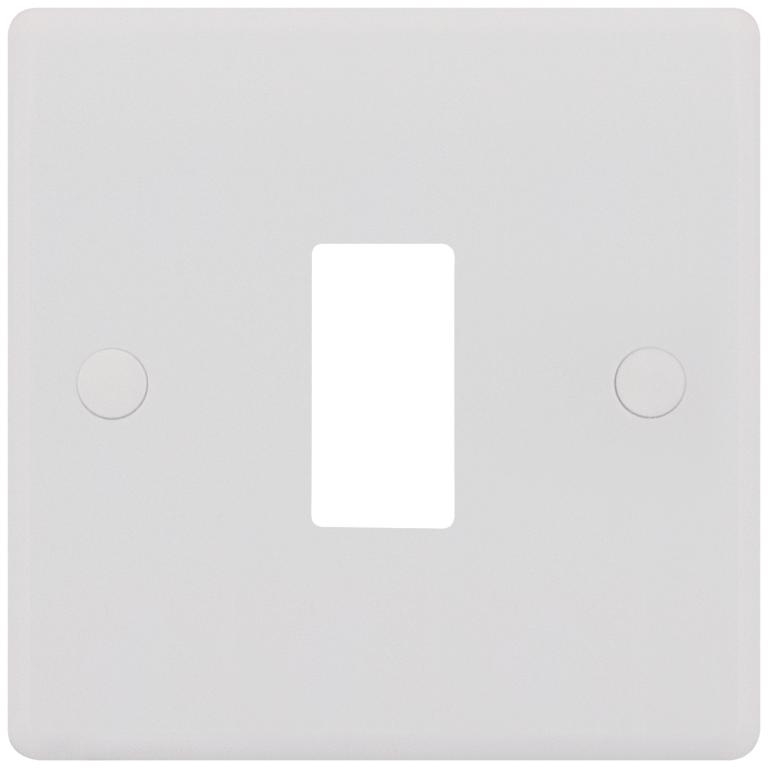 Selectric Smooth 1 Gang Modular Faceplate with Single Aperture | UKES