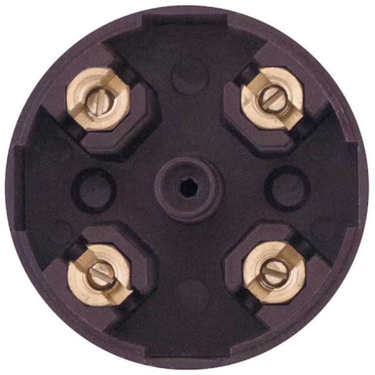 Selectric Square Brown 20A Junction Box - 4x4mm Terminals | UKES