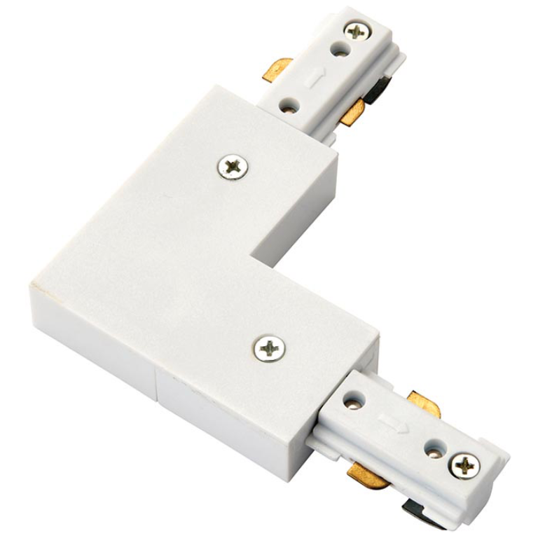 Saxby Lighting White L Track Connector | UKES