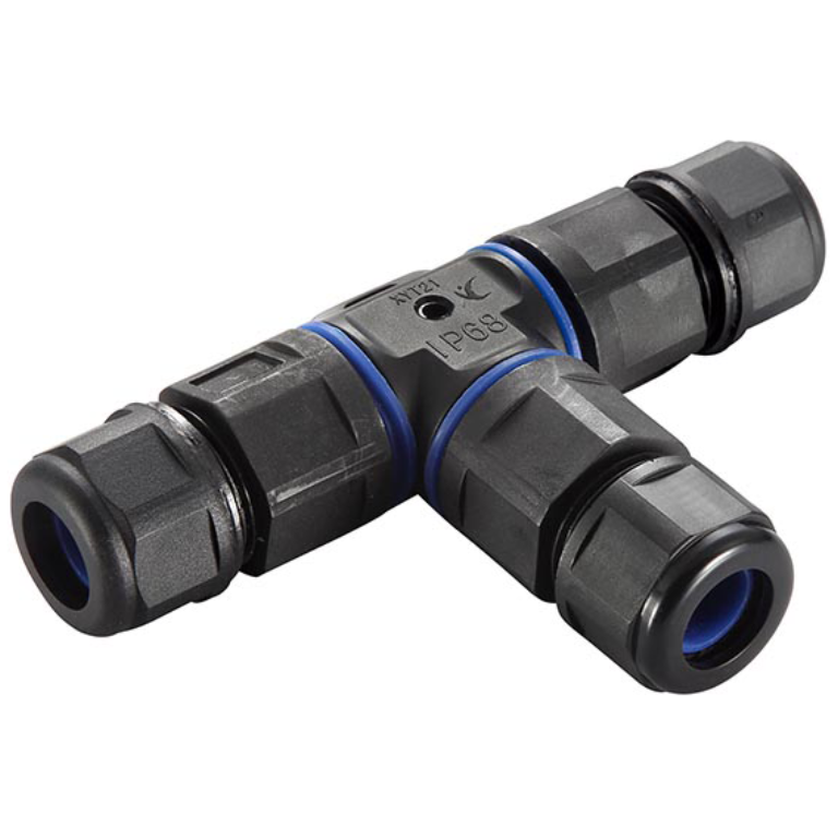 Saxby Lighting Inline IP68 Tee Connector | UKES
