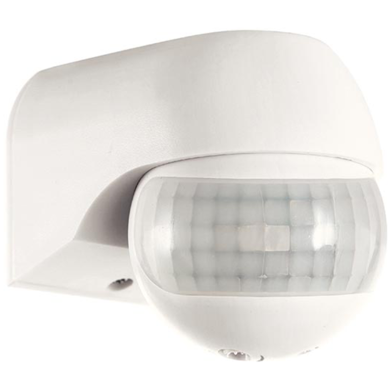 Saxby Lighting Wall-Mounted White IP44 PIR Sensor | UKES