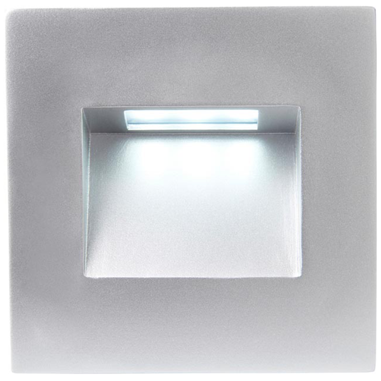 Saxby Lighting Silver Bezel for Albus Square Wall Light | UKES