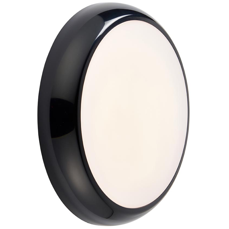 Saxby Lighting Black Plain Bezel for Hero Bulkheads | UKES