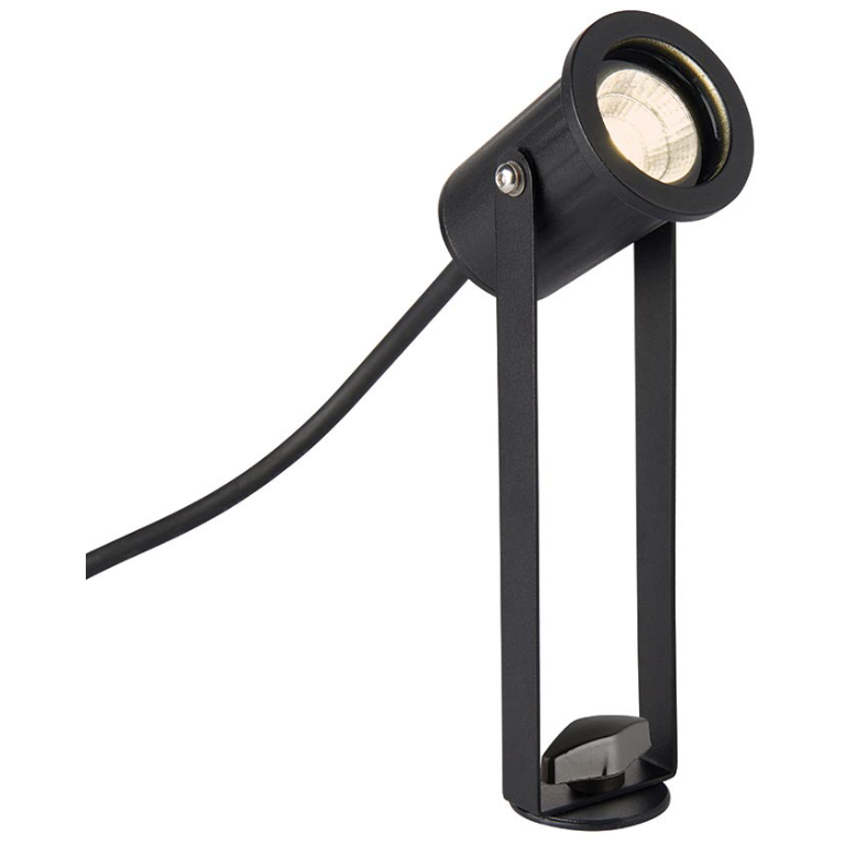 Saxby Lighting Picco Mini 8W 3000K Matt Black IP65 LED Spike Light | UKES