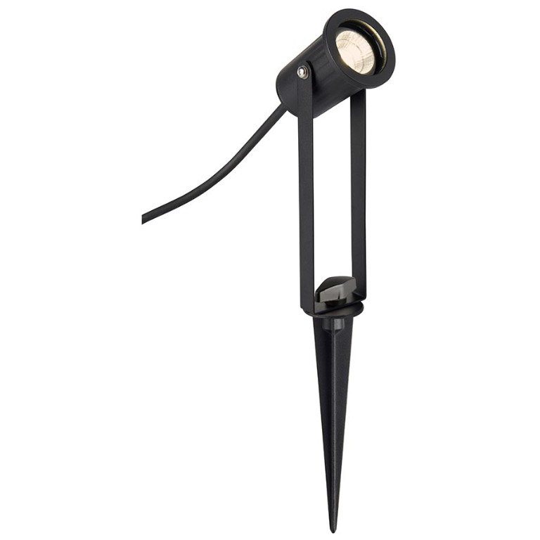 Saxby Lighting Picco Mini 8W 3000K Matt Black IP65 LED Spike Light | UKES