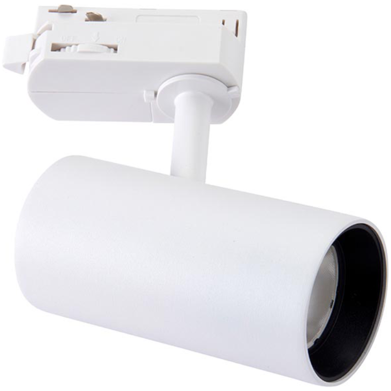Saxby Lighting ColtLED 15W 3000K Adjustable Matt White LED Track Light ...