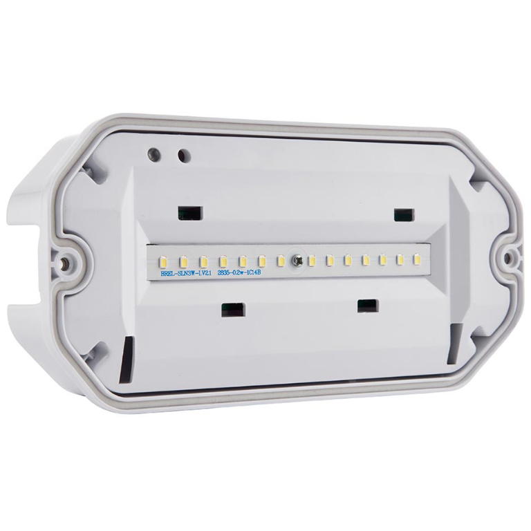 Saxby Lighting Sight Mini 3W 6500K Gloss White IP65 Emergency LED ...