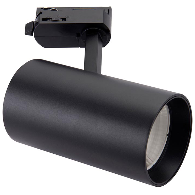 Saxby Lighting ColtLED 34W 3000K Adjustable Matt Black LED Track Light ...