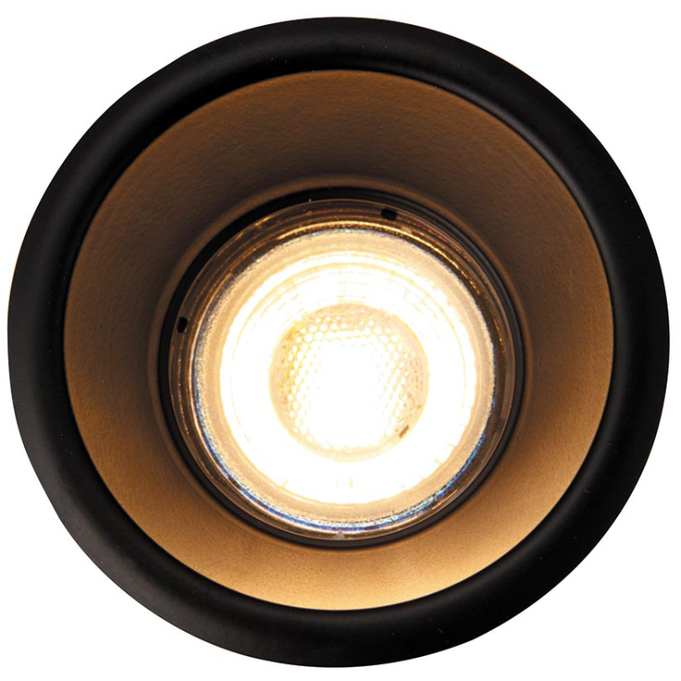 Saxby Lighting Speculo Round Anti-Glare Fixed Matt Black IP65 GU10 ...