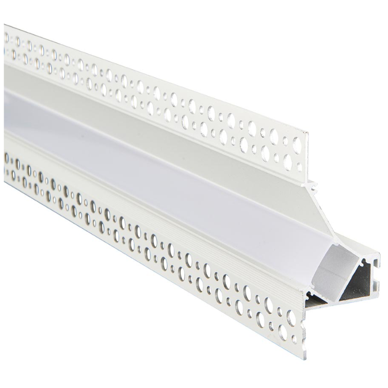 Saxby Lighting Rigel 2m Wall Washer Matt White Plaster-In Extrusion ...