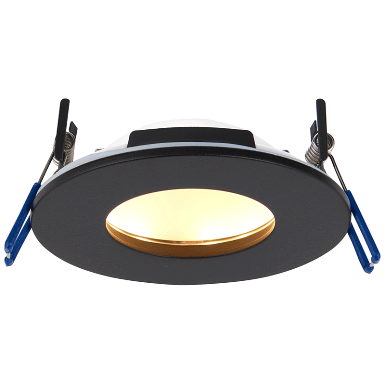 Saxby Lighting OrbitalPRO 9W Quad CCT Dimmable Fixed Matt Black IP65 ...