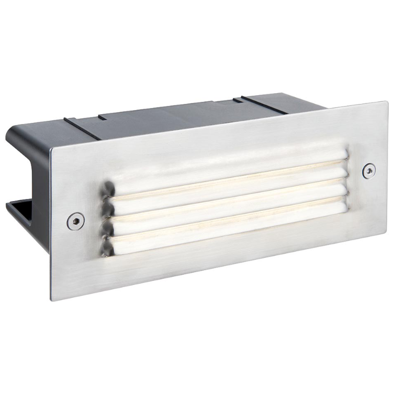 Saxby Lighting Seina Louvre 3.5W 4000K Marine Grade Brushed Stainless ...
