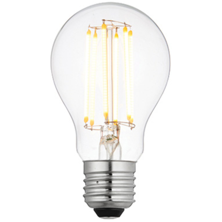 Saxby Lighting 8W 2700K Dimmable Clear E27 LED Filament GLS Bulb | UKES