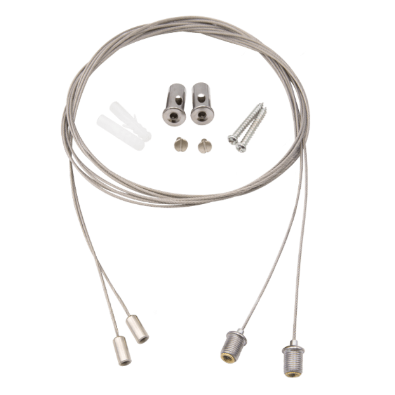 Ovia Lighting 2 x Standard Suspension Cable for Linear Luminaires | UKES