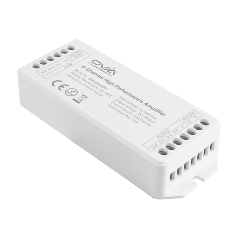 Ovia Lighting Inceptor Intense 4 Channel Performance Amplifier | UKES
