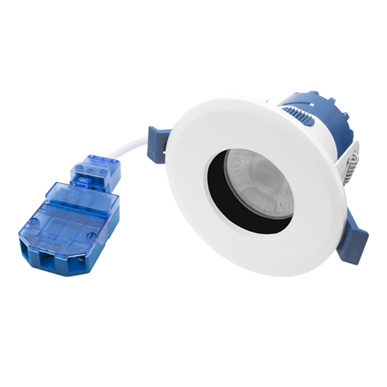 Ovia Lighting Inceptor Milli Switchable Wattage and CCT Dimmable Fixed White IP65 LED Downlight ...