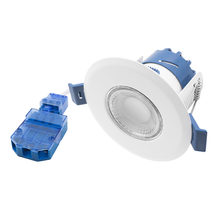 Ovia Lighting Inceptor Milli Switchable Wattage and CCT Dimmable Fixed White IP65 LED Downlight ...