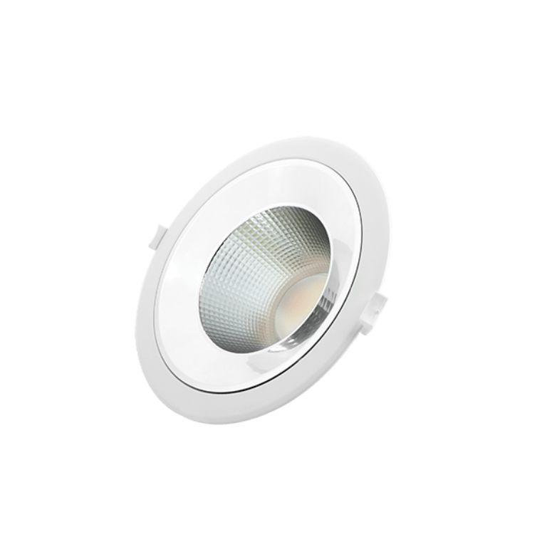 Ovia Lighting Sprite 170mm 13W Switchable CCT Triac Dimmable Fixed White IP54 LED Downlight | UKES