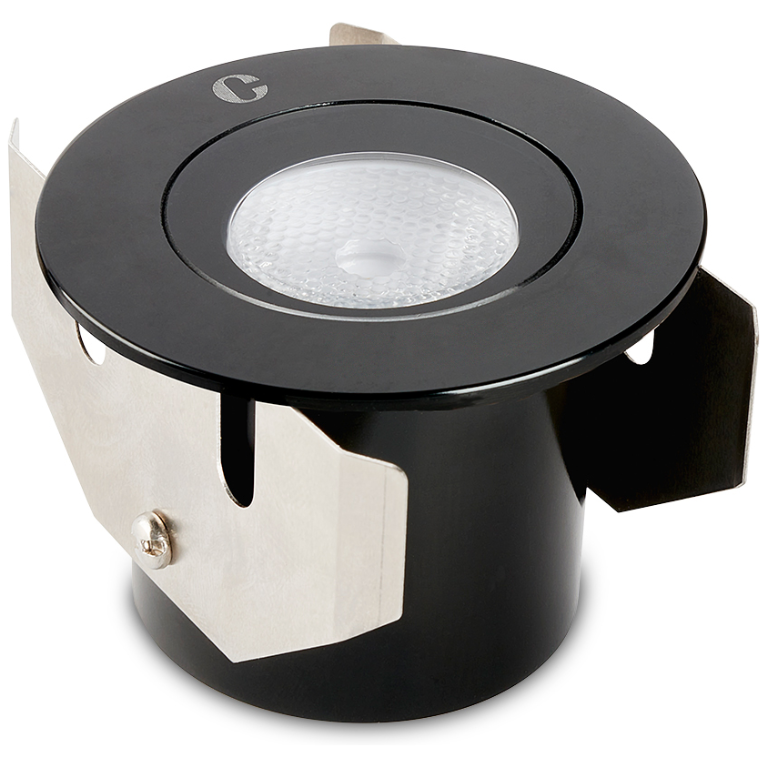 Collingwood Lighting GL016 Round 1W Blue Black IP68 LED Ground Light | UKES