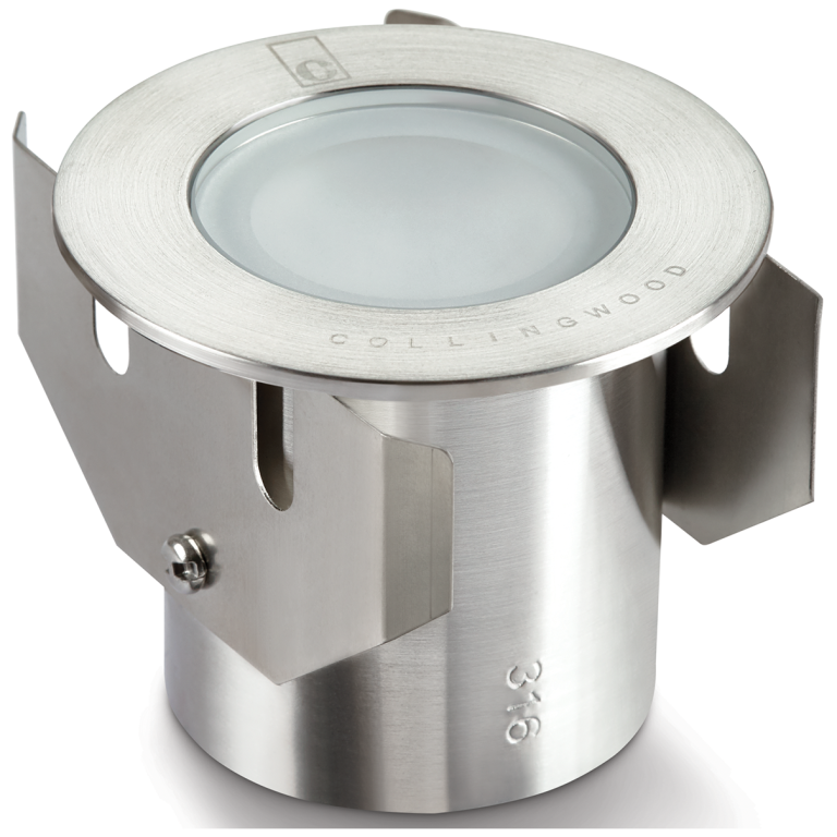 Collingwood Lighting GL016 Round 1W RGBW Colour Change Stainless Steel ...