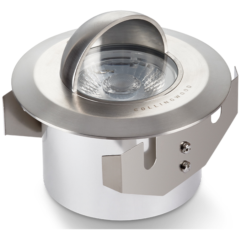 Collingwood Lighting GL034 Round Hooded 2.9W 4000K Stainless Steel IP65 ...