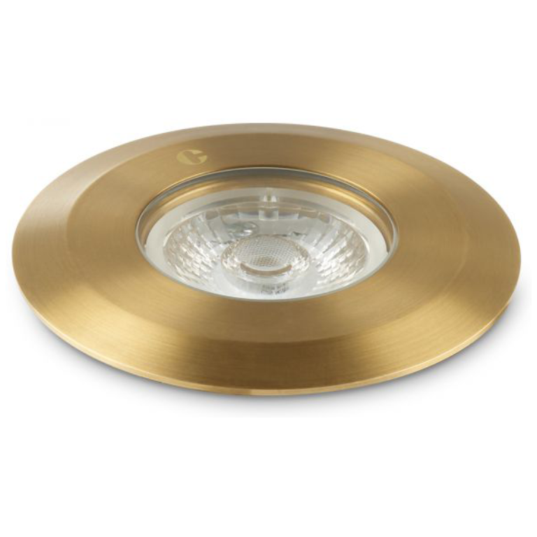 Collingwood Lighting GL038 Round 3.6W 2700K Antique Brass IP65 LED ...