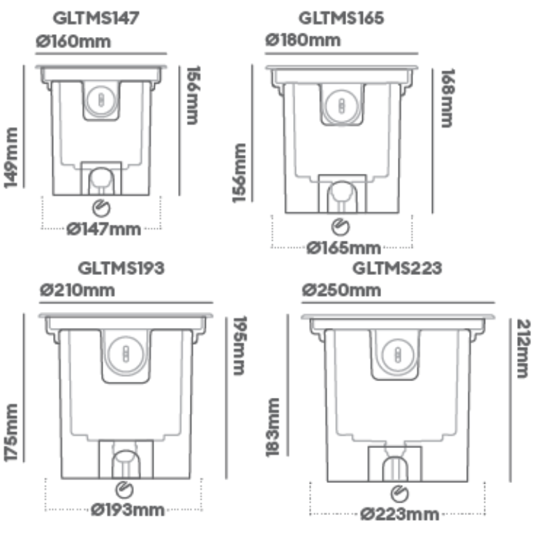 Collingwood Lighting Tilt MGround 10W 3000K Adjustable DALI-2 Dimmable ...