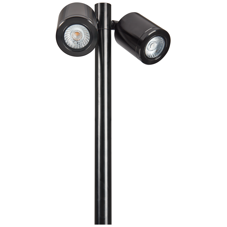 Collingwood Lighting SL230 Twin Pole Wattage Switchable 2700K Black ...