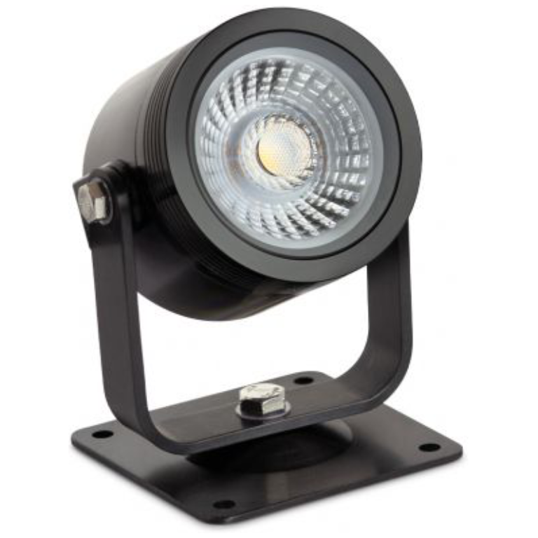 Collingwood Lighting 4.6W 3000K Black IP68 LED Spot Light - 40° Beam ...