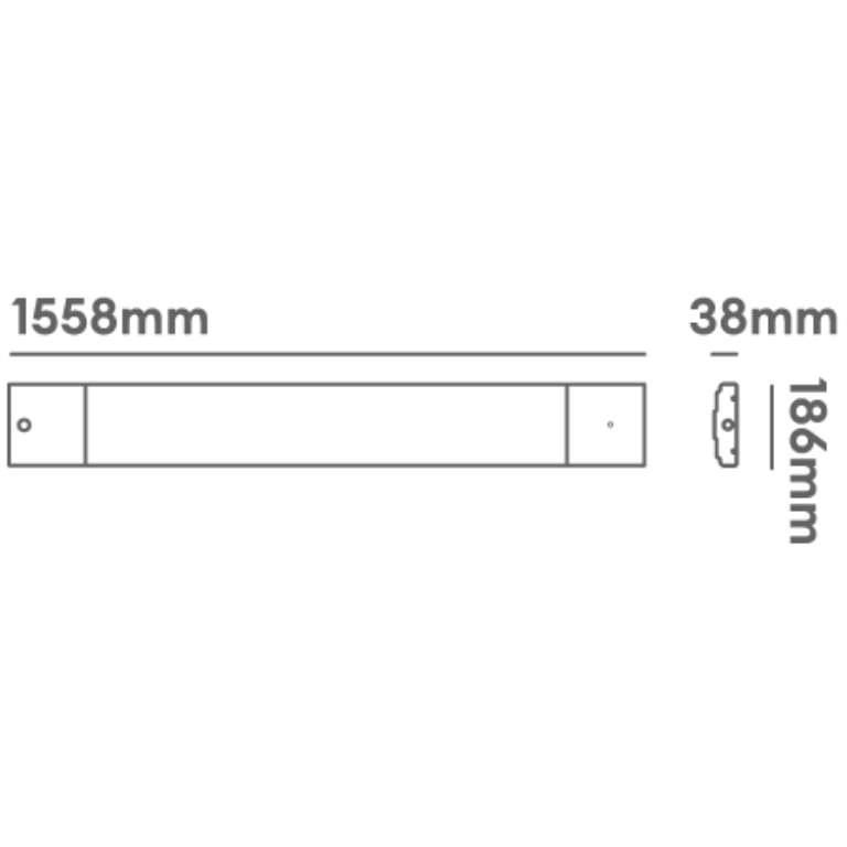 Collingwood Lighting Versa Tile 1500mm 45W 4000K Matt White LED Linear ...