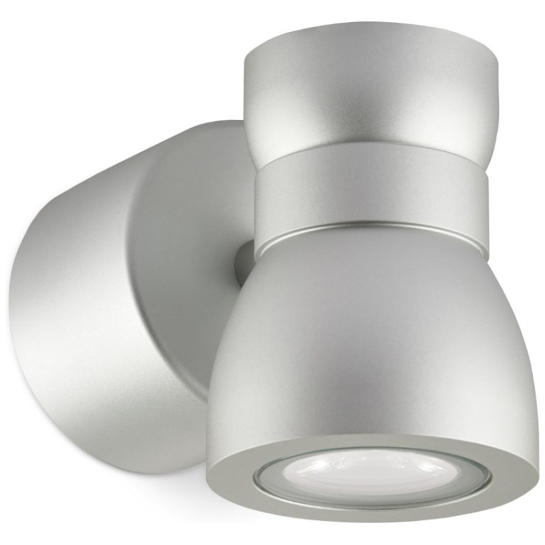 Collingwood Lighting WL075 5.7W 3000K Silver IP65 LED Wall Light | UKES
