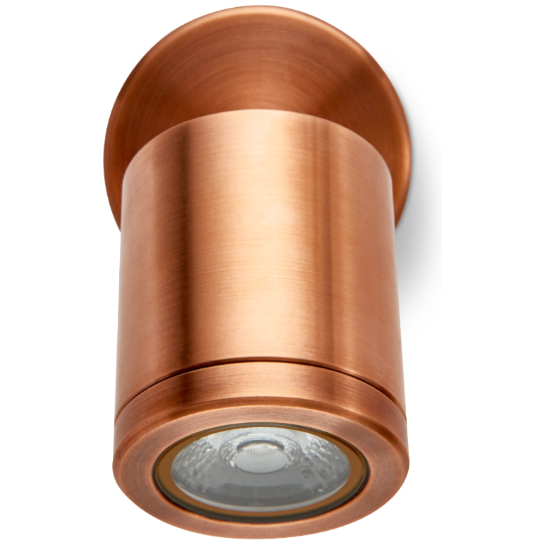 Collingwood Lighting WL220 Mains 5.7W 2700K Copper IP65 LED Wall Light ...