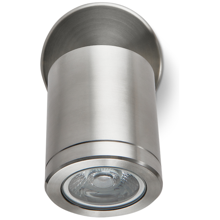 Collingwood Lighting WL220 Mains 5.7W 3000K Silver IP65 LED Wall Light ...