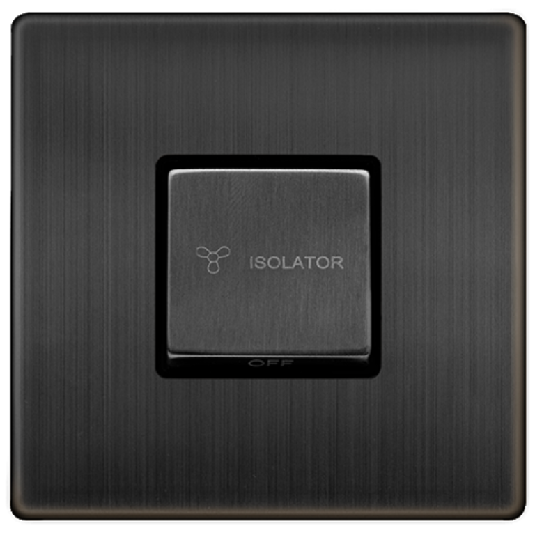 Click Definity Complete Matt Bronze 10A 3 Pole Fan Isolation Ingot ...
