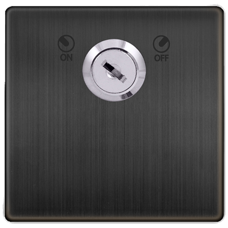 Click Definity Complete Matt Bronze 1 Gang 20A Double Pole Key Lockable ...