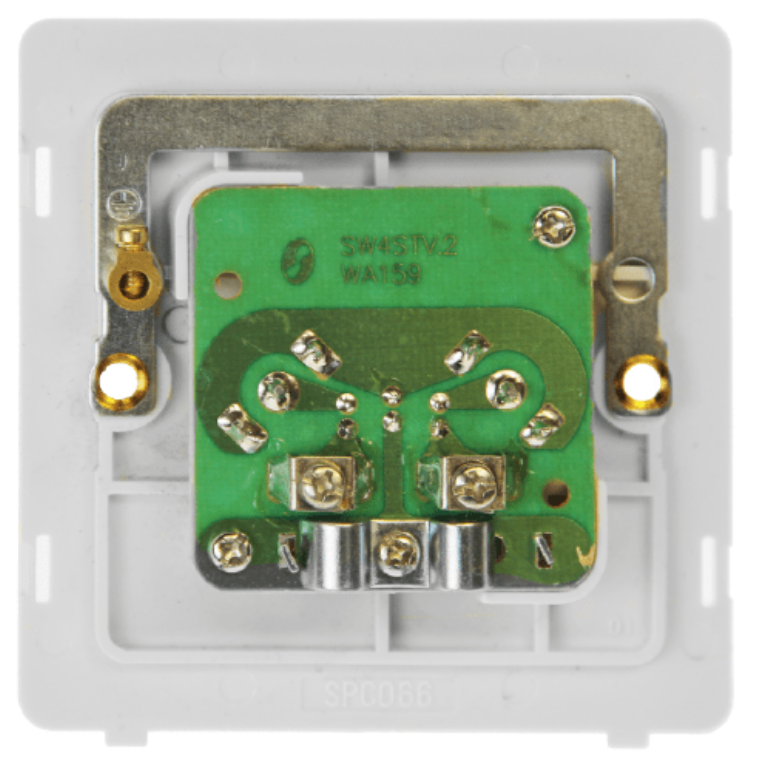 Click Definity Complete Antique Brass 2 Gang Isolated Coaxial Socket ...