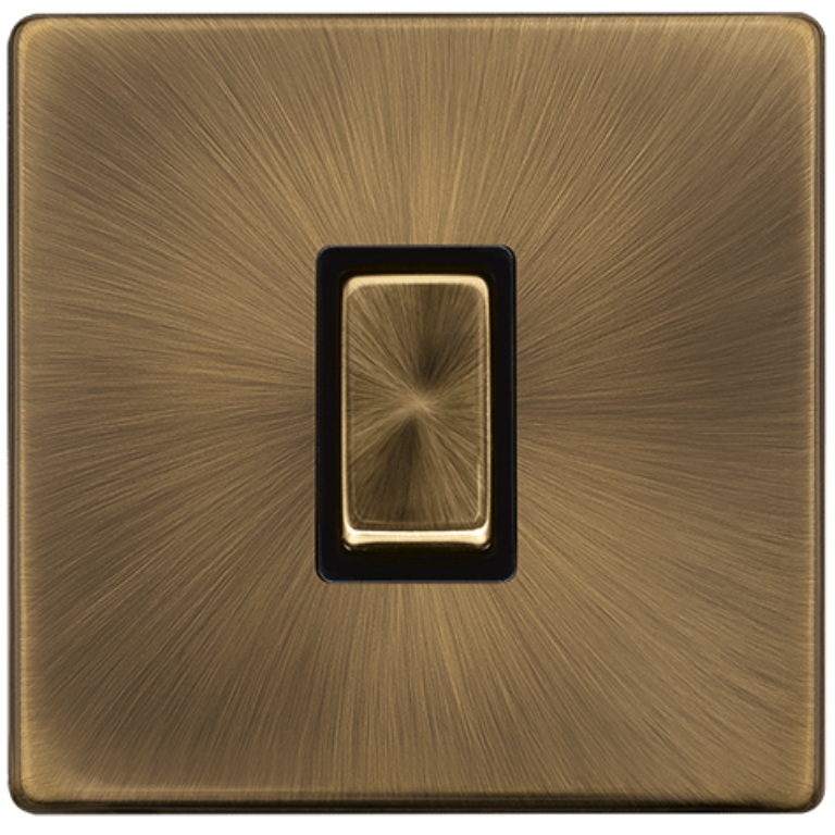 Click Definity Complete Antique Brass 1 Gang 10AX Intermediate Ingot ...
