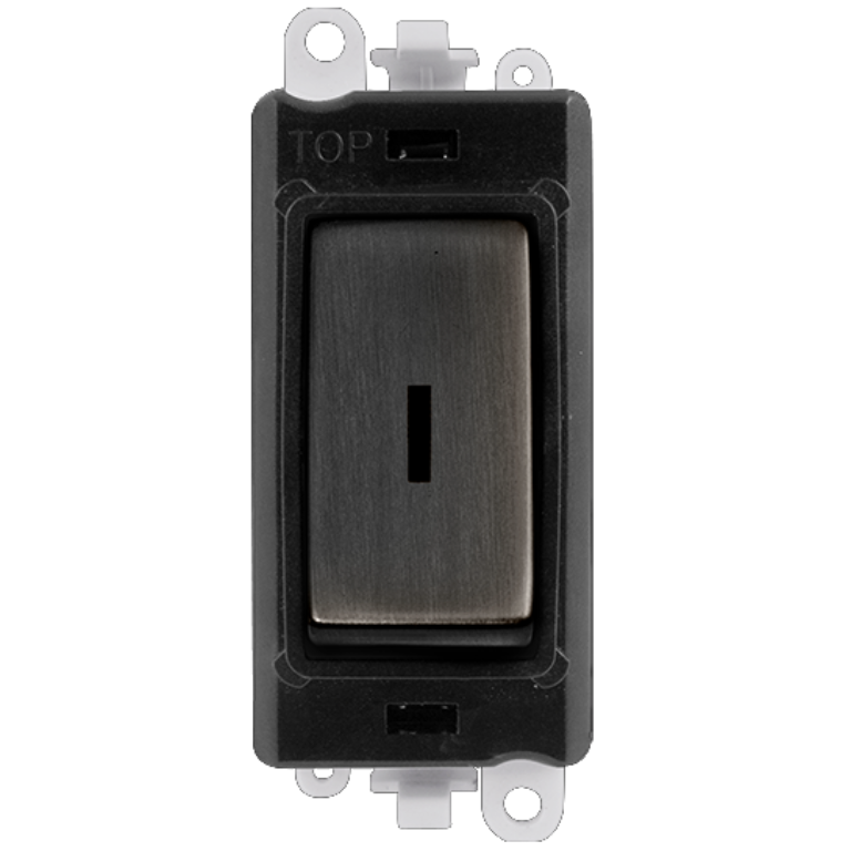 Click GridPro Matt Bronze 2 Way 20AX Retractive Keyswitch Module with ...