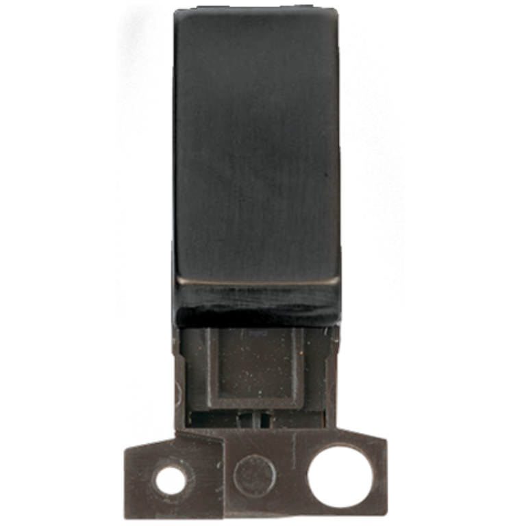 Click MiniGrid Matt Bronze 10AX Intermediate Ingot Switch Module | UKES