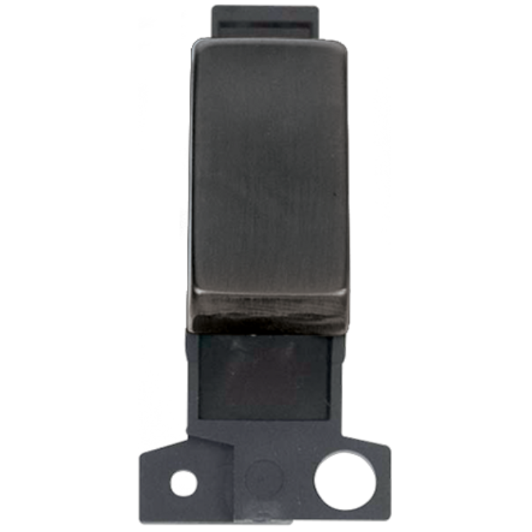 Click MiniGrid Matt Bronze 10A 3 Position Retractive Ingot Switch ...