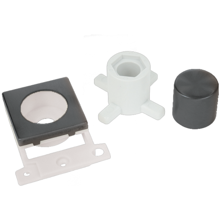 Click MiniGrid Matt Bronze Ingot Dimmer Module Mounting Kit | UKES