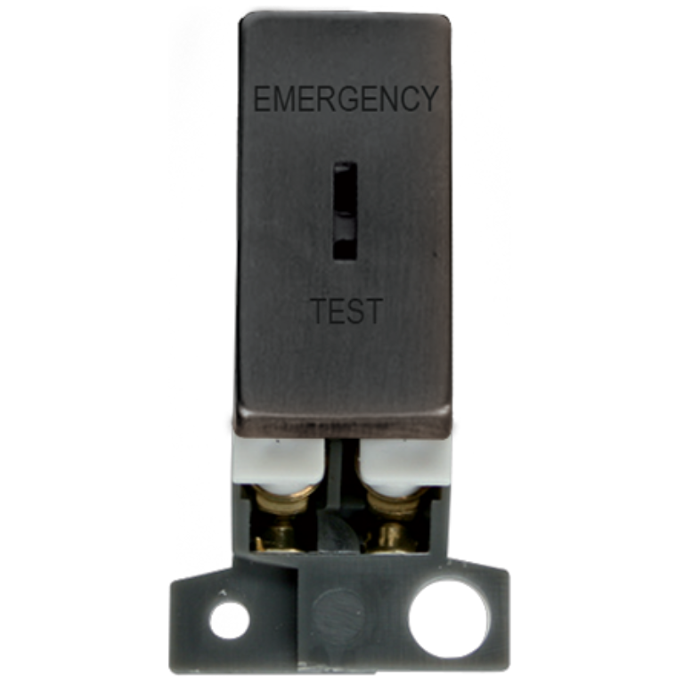 Click MiniGrid Matt Bronze 10AX Double Pole Emergency Test Ingot ...