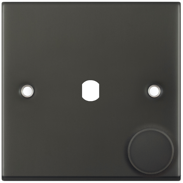 Selectric 5M Dark Bronze 1 Gang Single Aperture Dimmer Plate with ...
