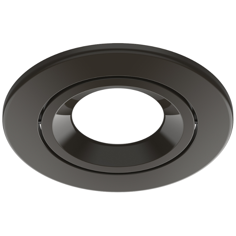 Selectric Round Dark Bronze Bezel for PushGlo PRO Tilt Downlights | UKES