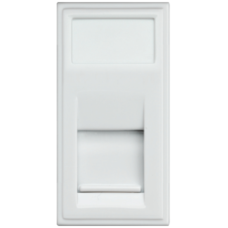 Hager Sollysta White Moulded Module, 1 Gang BT Telephone Master Euro | UKES