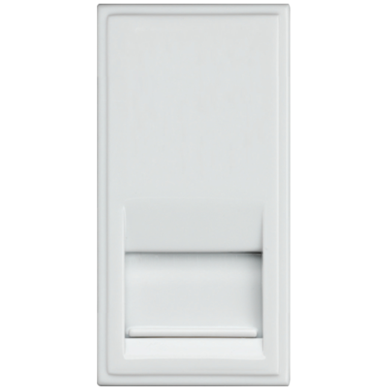 Hager Sollysta White Moulded Module, 1 Gang RJ45 Cat6 UTP Euro | UKES
