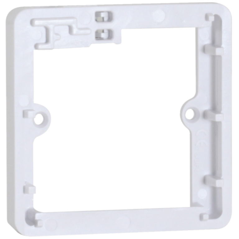 Hager Sollysta White Moulded Spacer, 1 Gang for Base Flex Outlet | UKES