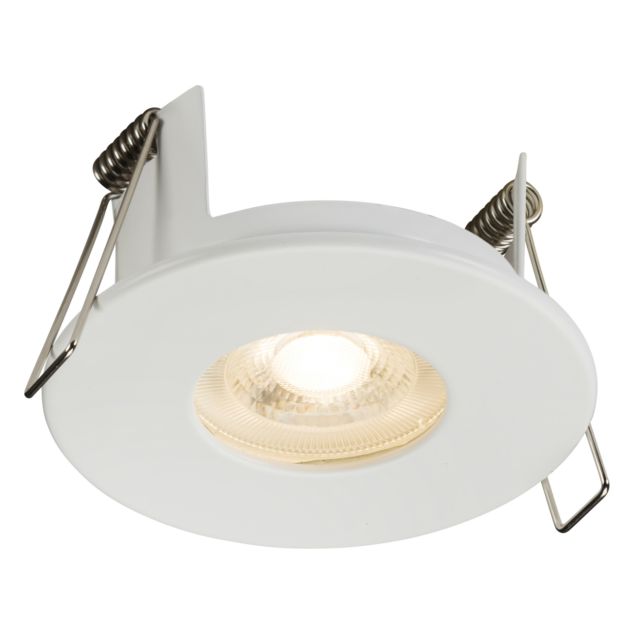 Knightsbridge FireNova IP65 Fixed Fire-Rated Open-Back GU10 Downlight ...