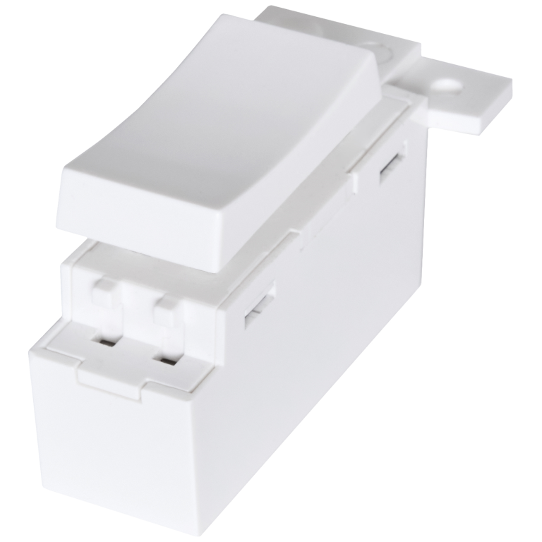 Forum Lighting Slim Click-Compatible Gloss White Kinetic Switch Module ...